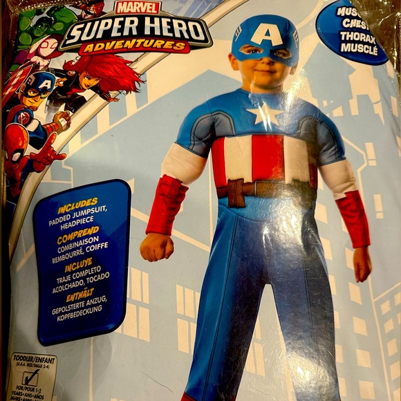 Costumes | Captain America Kids Costume With Shield | Poshmark